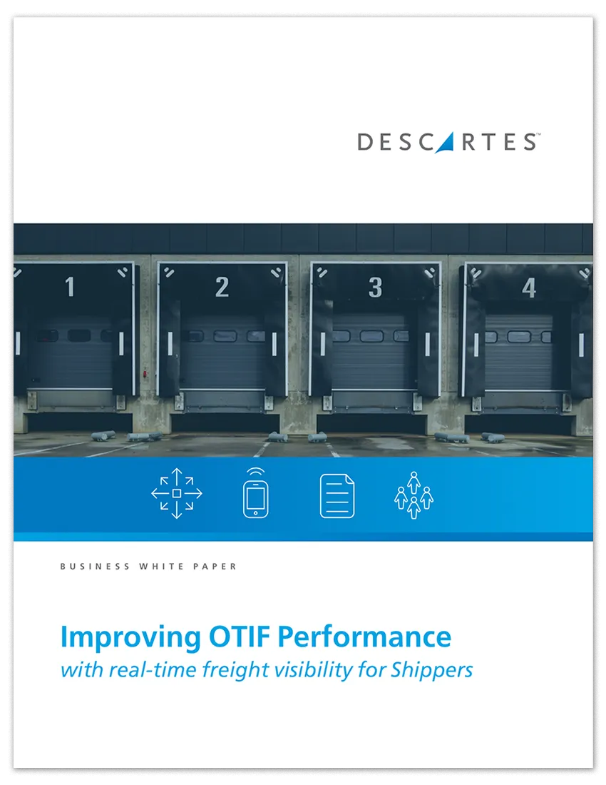 Improving Otif Performance Descartes Macropoint