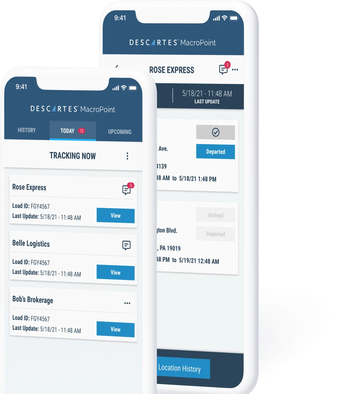 Aplicación móvil para conductores | Aplicación de Seguimiento de Carga ...